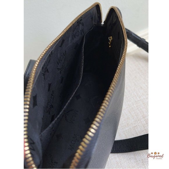 MCM | Bags | Authentic Mcm Vintage Studded Logo Shoulder Bag | Poshmark